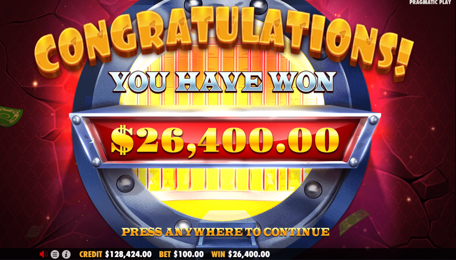 Play Empty the Bank slot for free on Social Tournaments