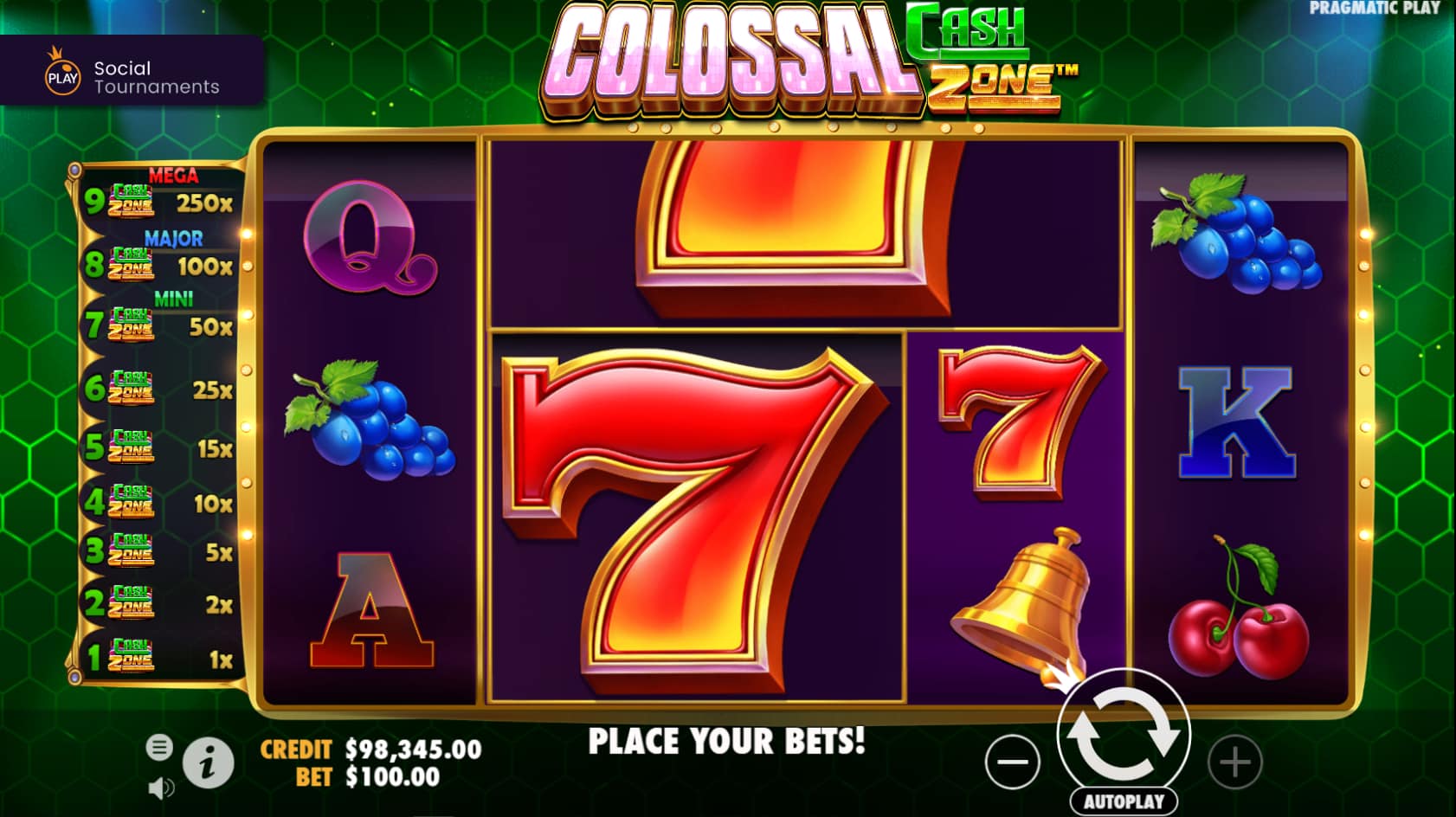 Play Colossal Cash Zone Slot Demo from Pragmatic Play
