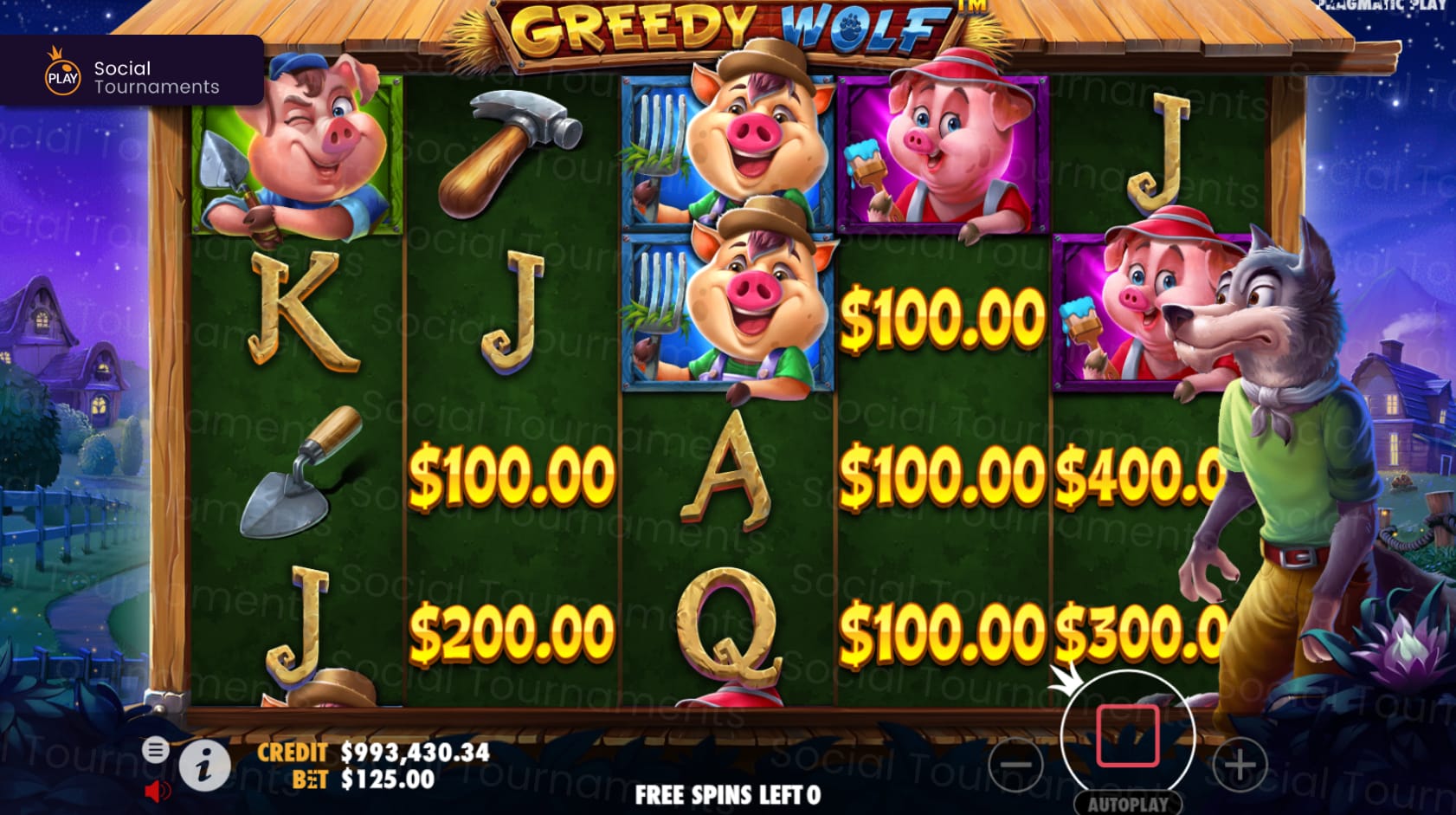 Spiele Greedy Wolf im neuen Pragmatic Play Slot!