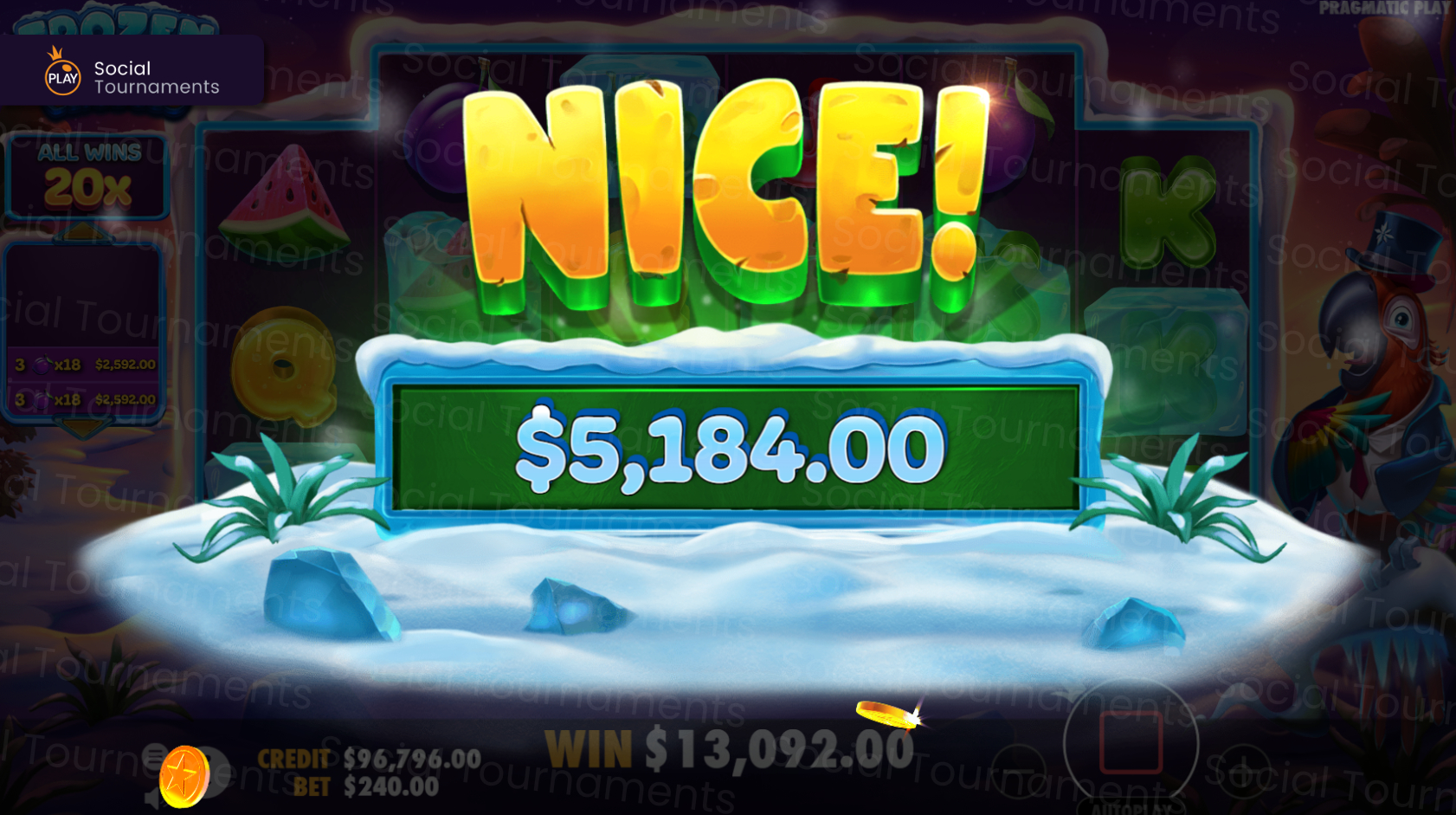 Play Frozen Tropics Free Slot from Pragmatic Play